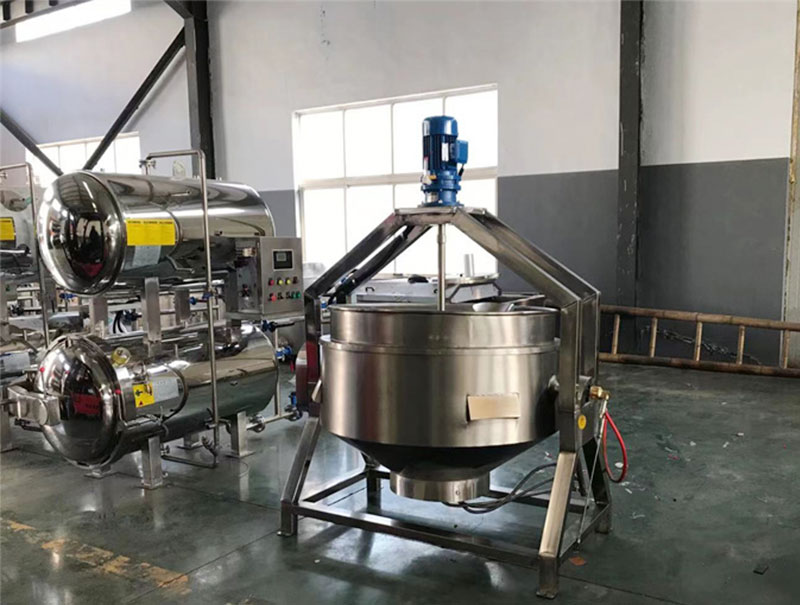 Tilting Stirring Cooking Pot Exporter